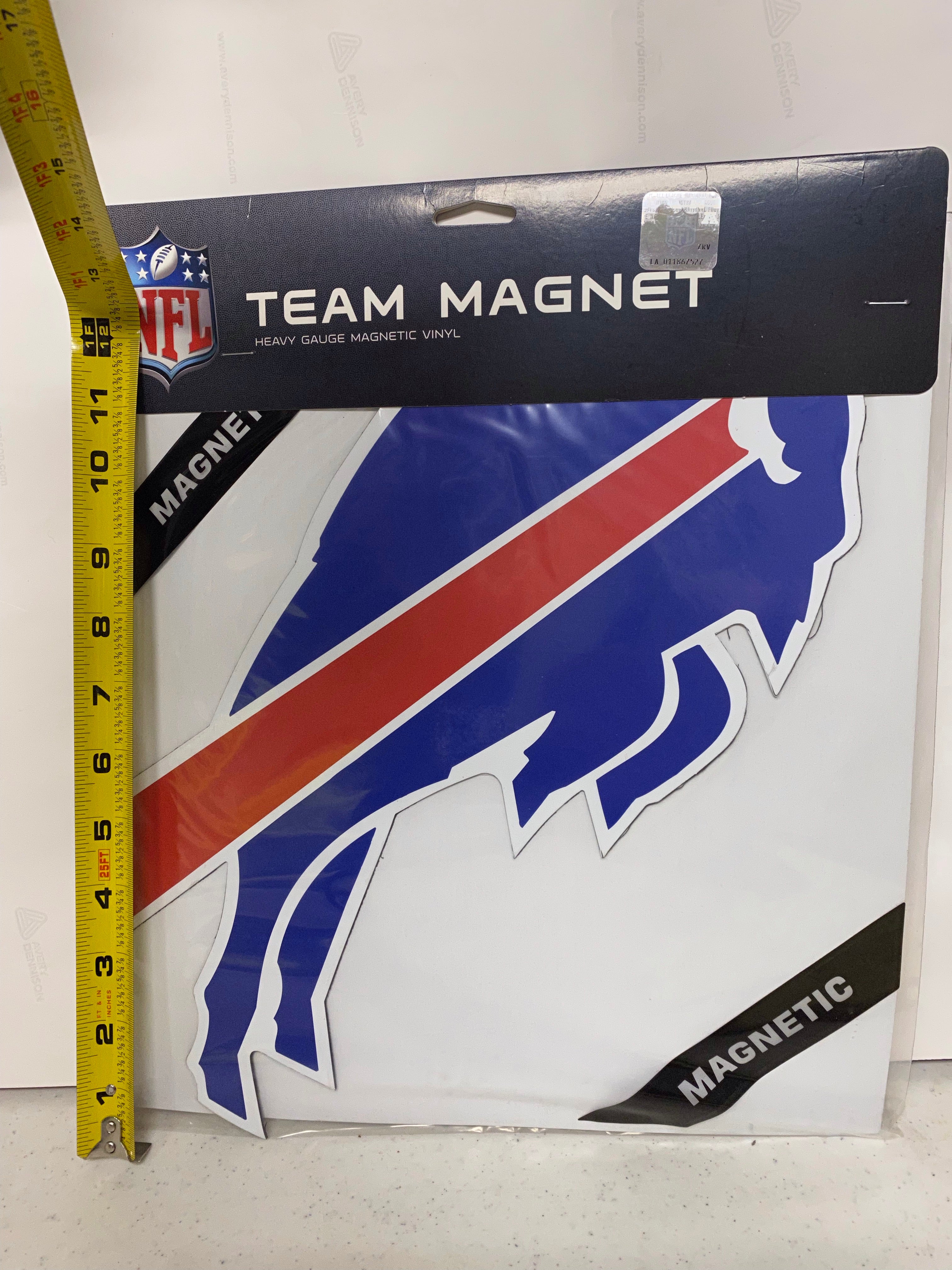 BUFFALO BILLS LARGE CAR MAGNET – Collins Courts Sports