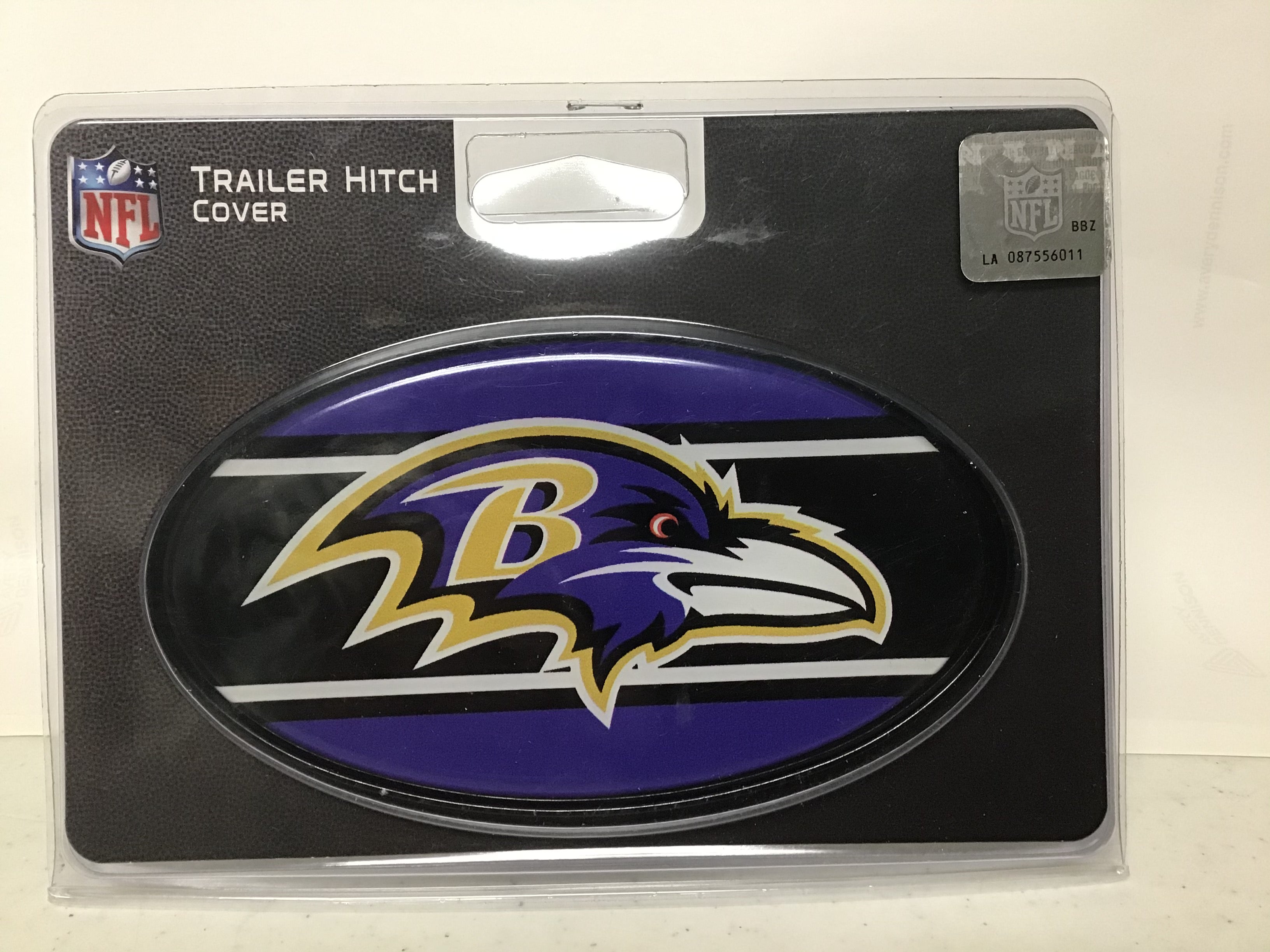 BALTIMORE RAVENS TRAILER HITCH COVER – Collins Courts Sports
